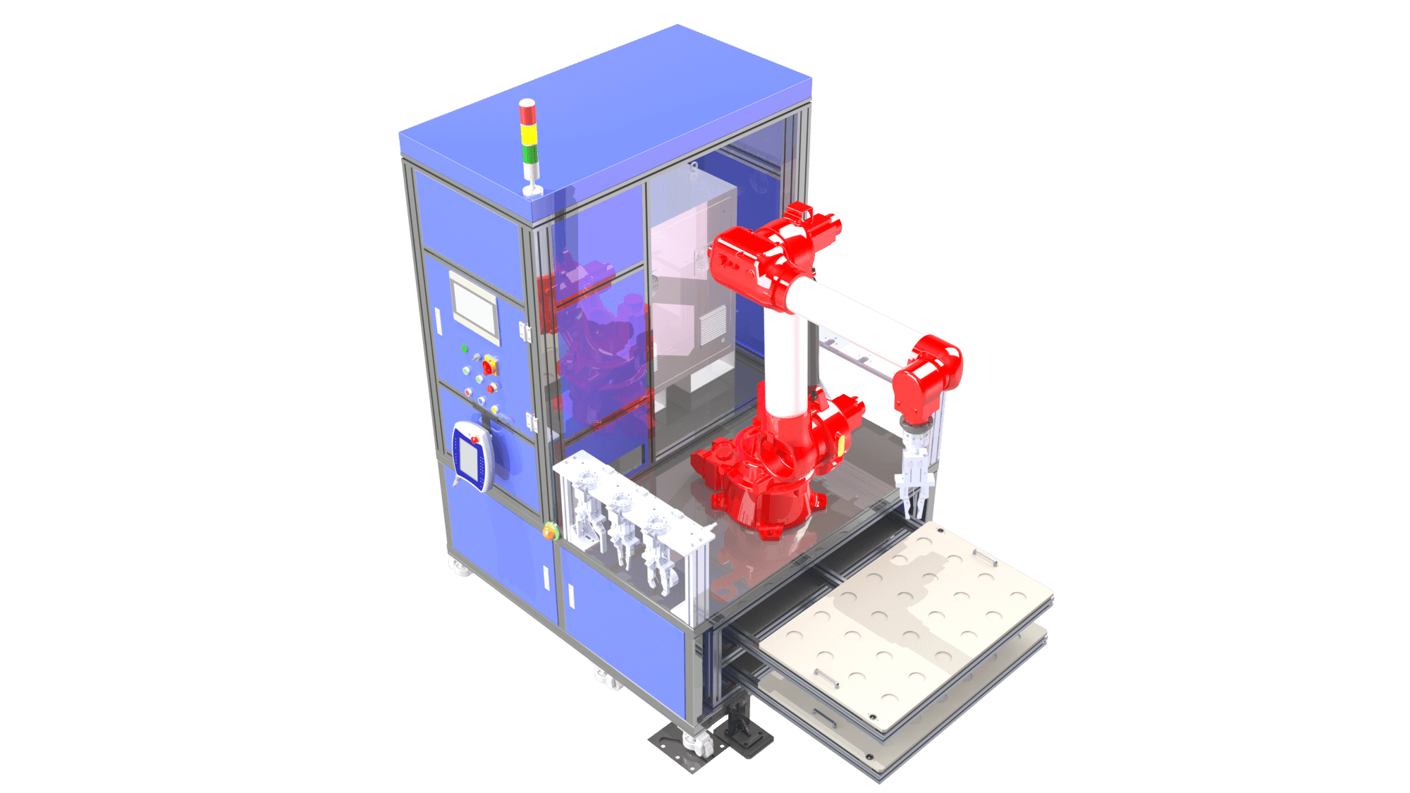 Machine Loading and Unloading Workstation - Wuhan XV Technology Co,Ltd.
