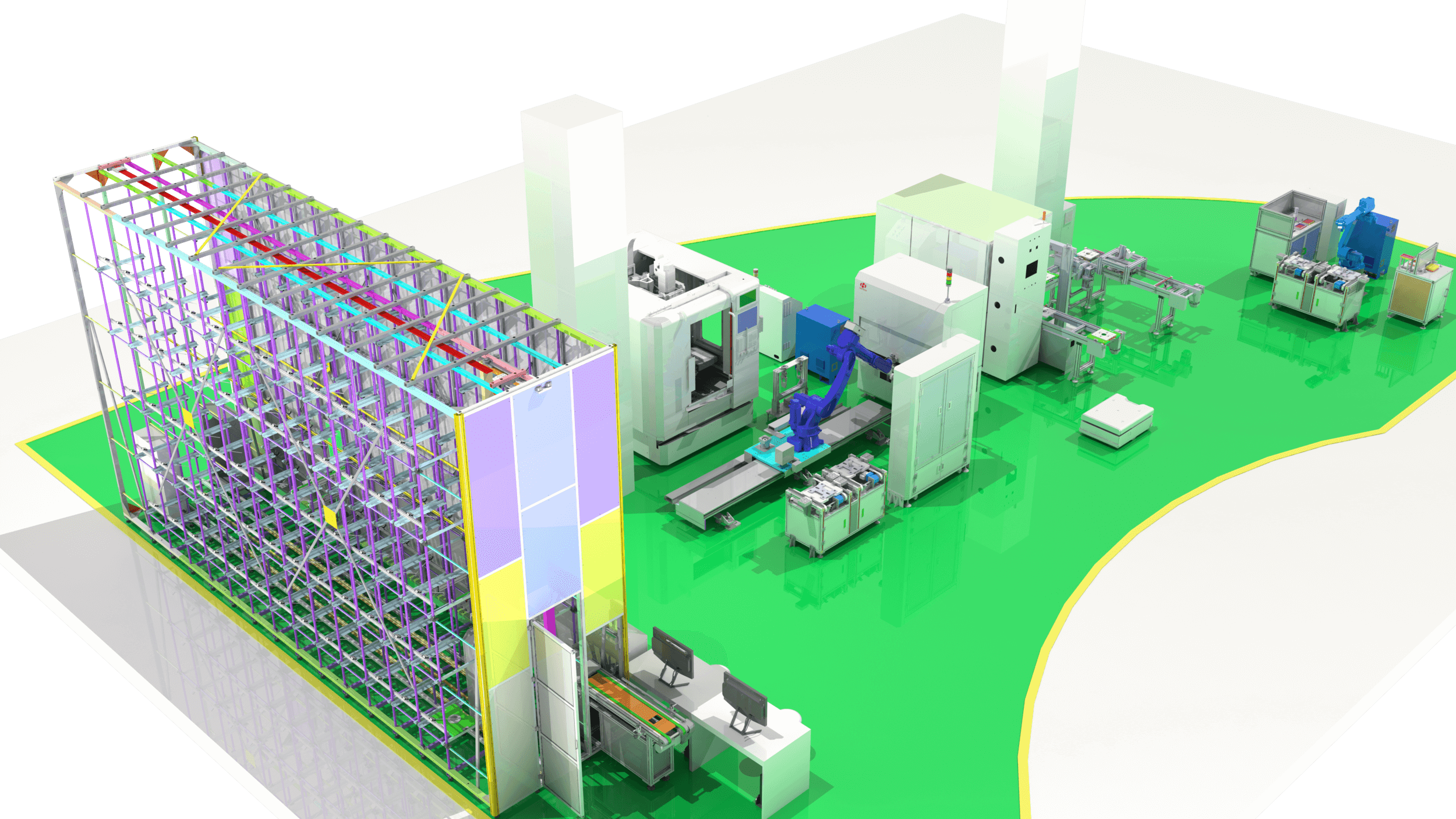 Machine Tool Loading and Unloading Integrated Production Line - Wuhan ...